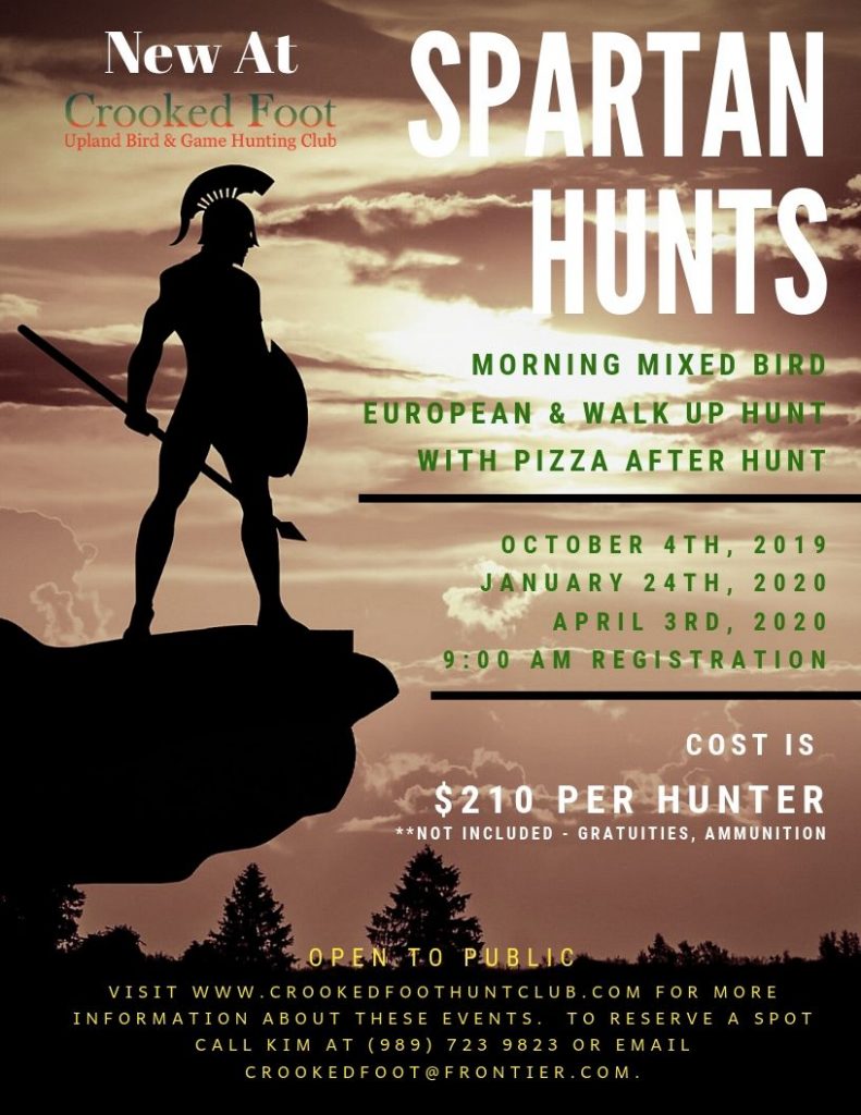 spartan-hunts - Crooked Foot Hunt Club